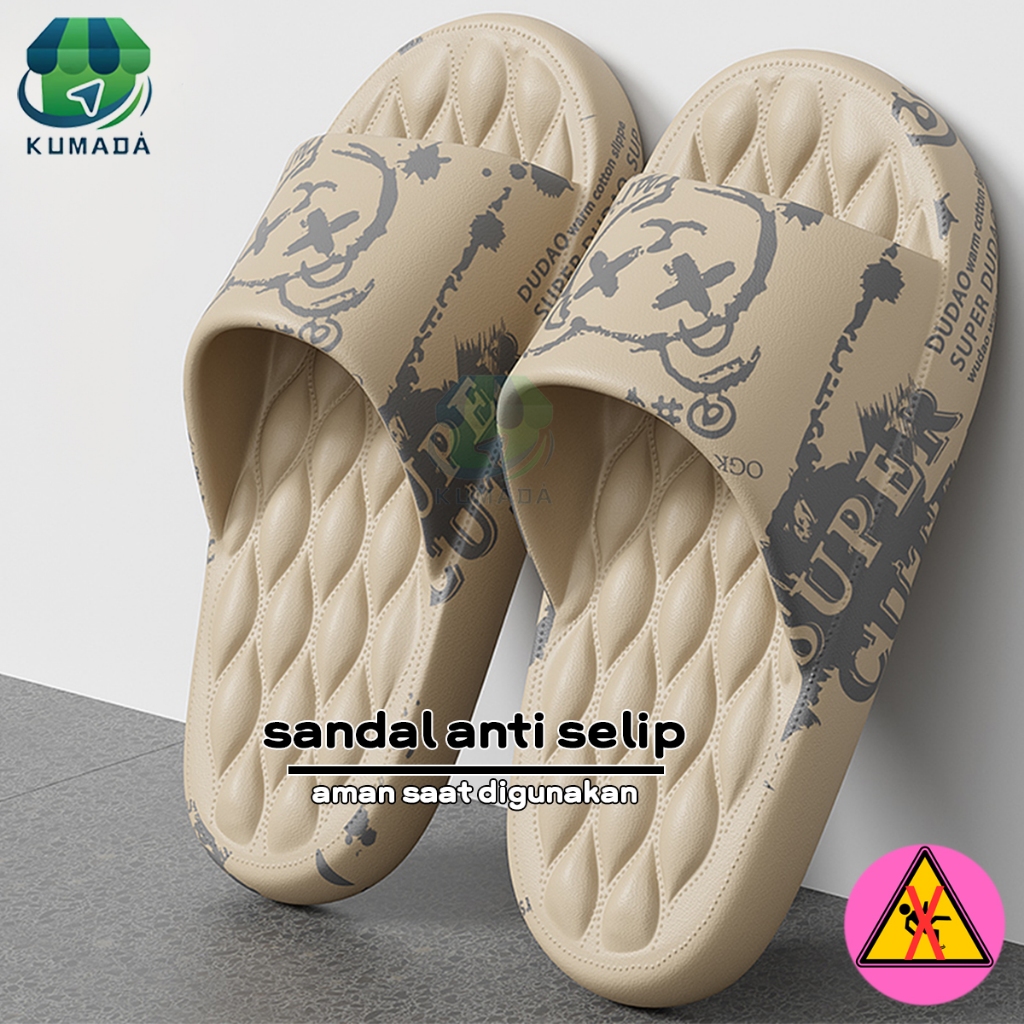 Jual Sandal Pria dan Wanita Dewasa Modern Sandal Karet Jelly Flat ...