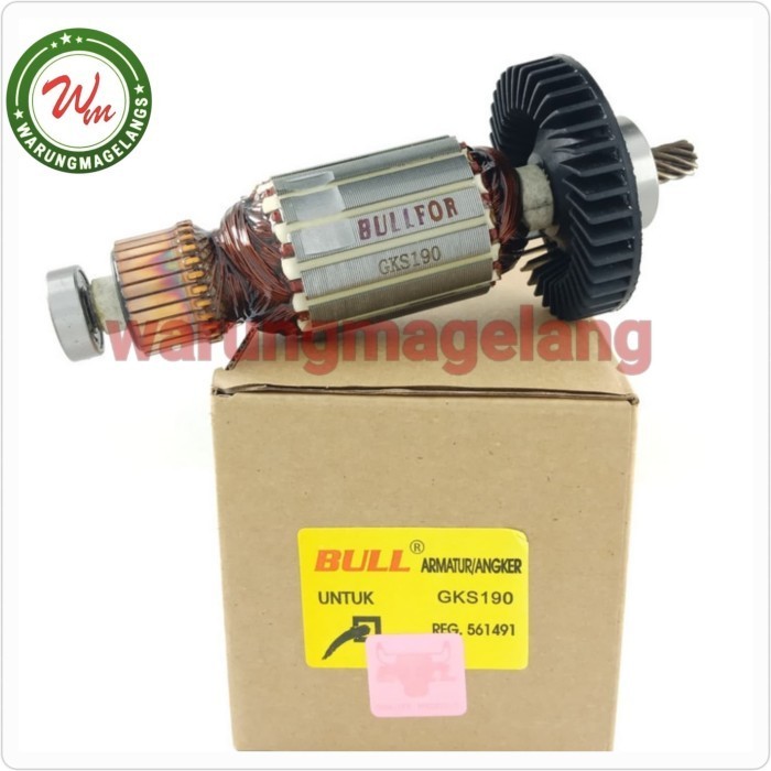 Jual ARMATURE ANGKER BULL FOR BOSCH GKS190 OLD BODI BESAR gks165 gks ...