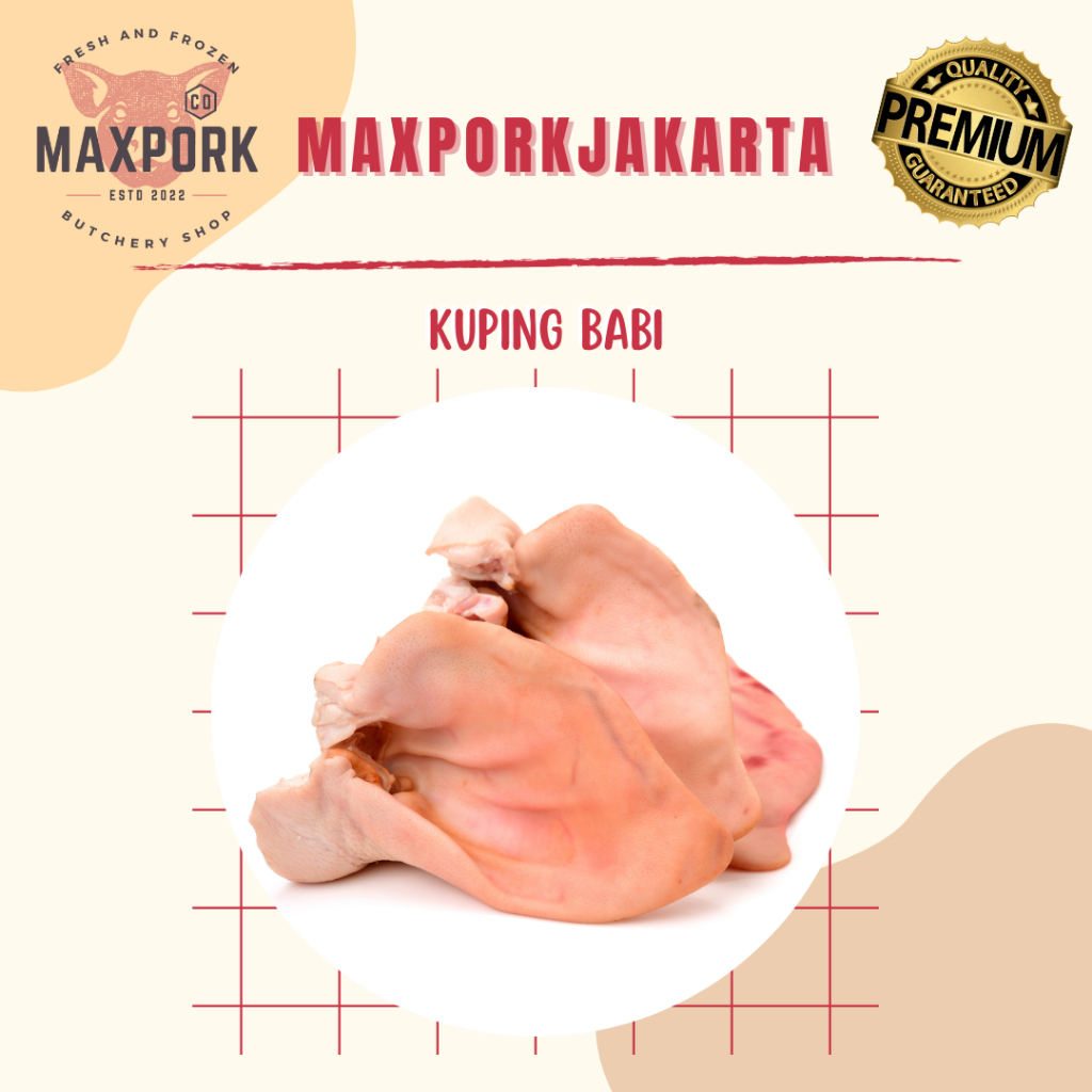 Jual Kuping Babi / Pig Ears 1 Pasang | Shopee Indonesia