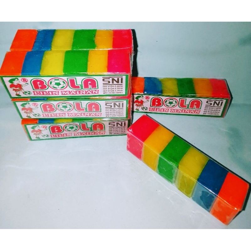 Jual Lilin Bola Plastisin 1pack Kecil Isi 6 Warna | Shopee Indonesia