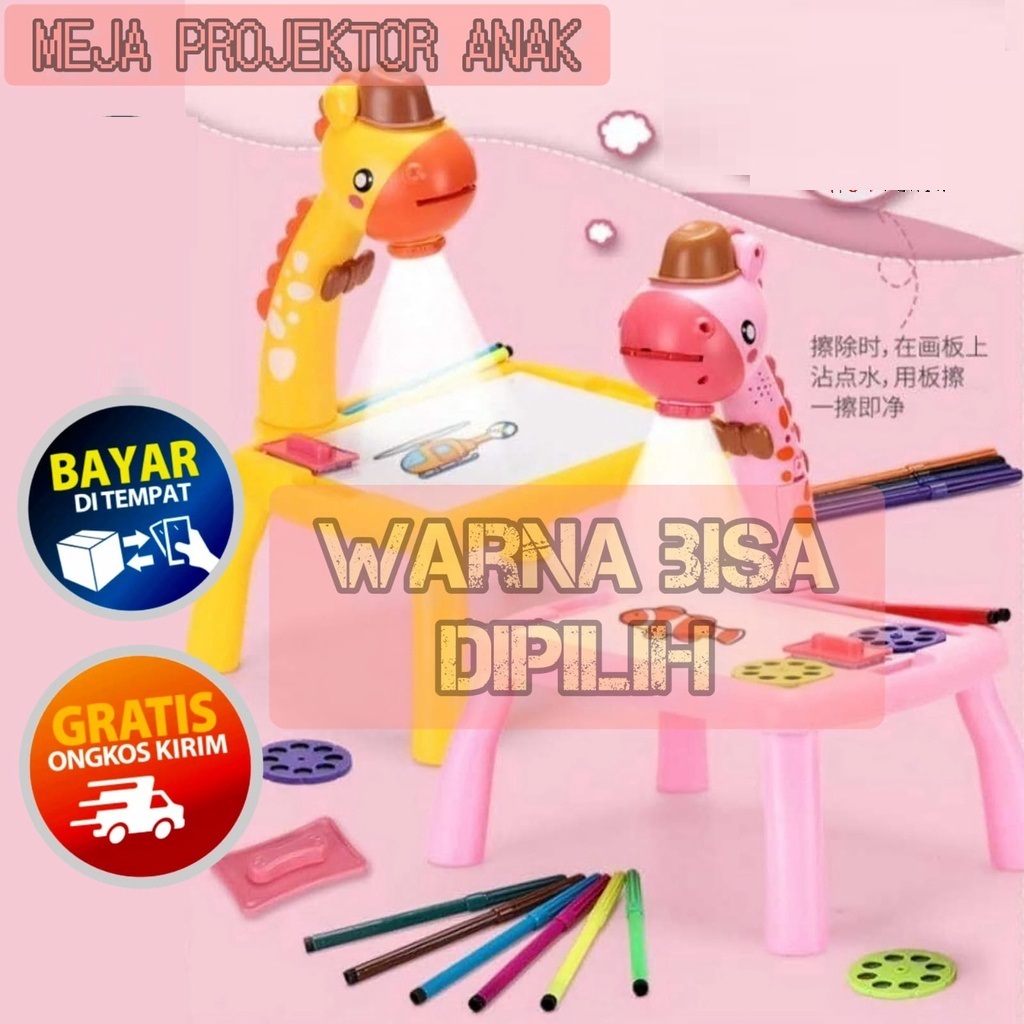 Jual Dream Projection Study Desk - Meja Belajar Anak Gambar Projector ...