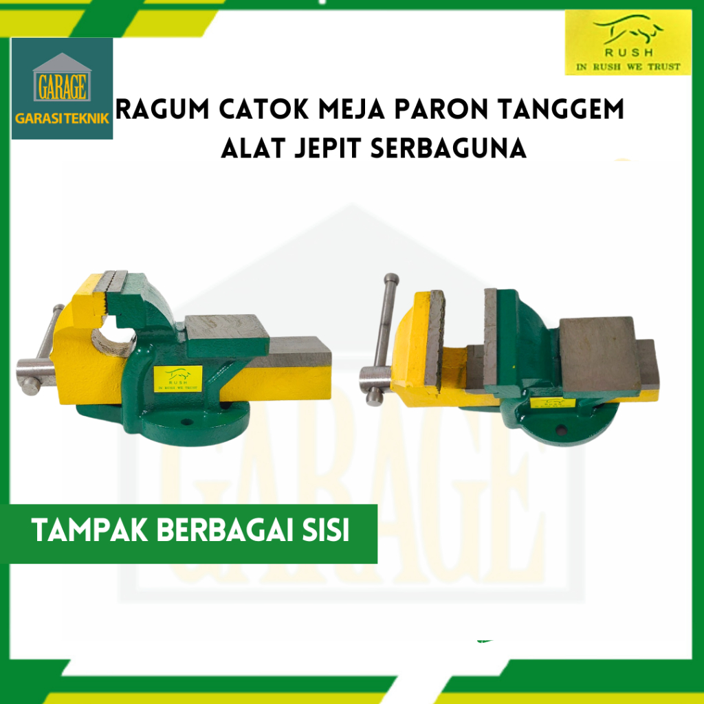 Jual Catok Paron - Ragum Duduk - Catok Meja Merk Rush Ukuran 4 Inch ...