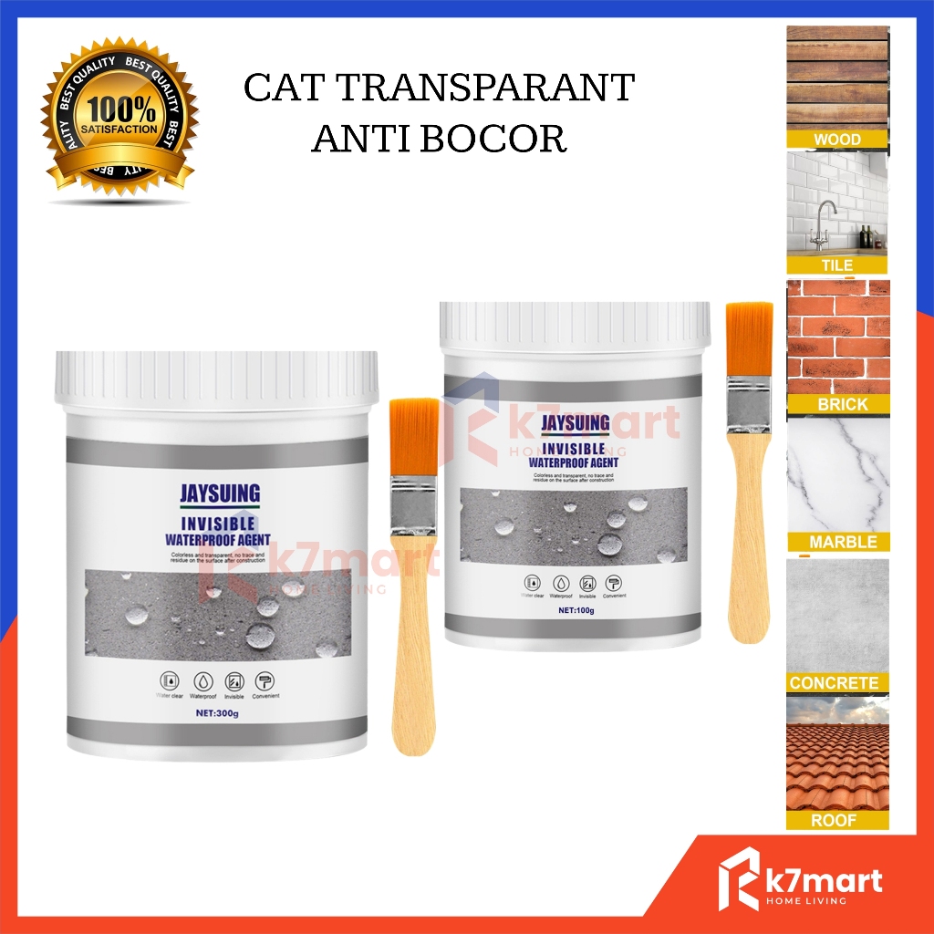 Jual K7MART LEM TRANSPARANT JAYSUING CAT ANTI BOCOR 300GR / CAT ...