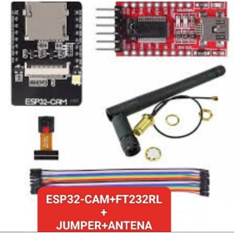 Jual NEW PART ESP-32 CAM ESP-32 CAMERA OV2640 WIFI module + FT232RL ...