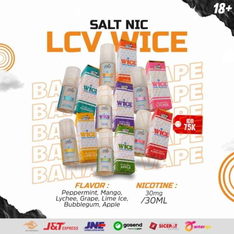 Jual LCV WICE SERIES BY LCV JUICE LYCHEE APPLE GRAPE BUBBLEGUM ...