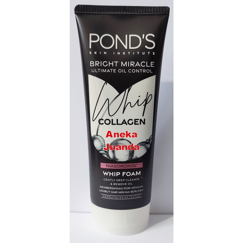 Jual Ponds bright miracle ultimate oil control whip collagen 100g ...