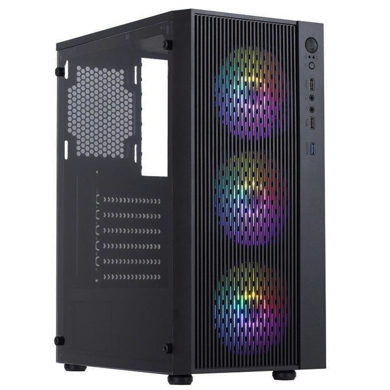 Jual Casing PC Power Up Raptor Sentinel Mid Tower ATX Bonus 3 Fan Case ...