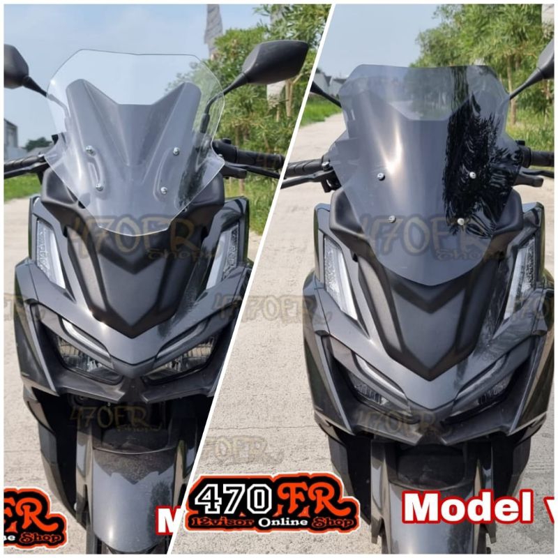 Jual Frame Windshiled Vario new 160 . tameng visor depan vario 160 ...