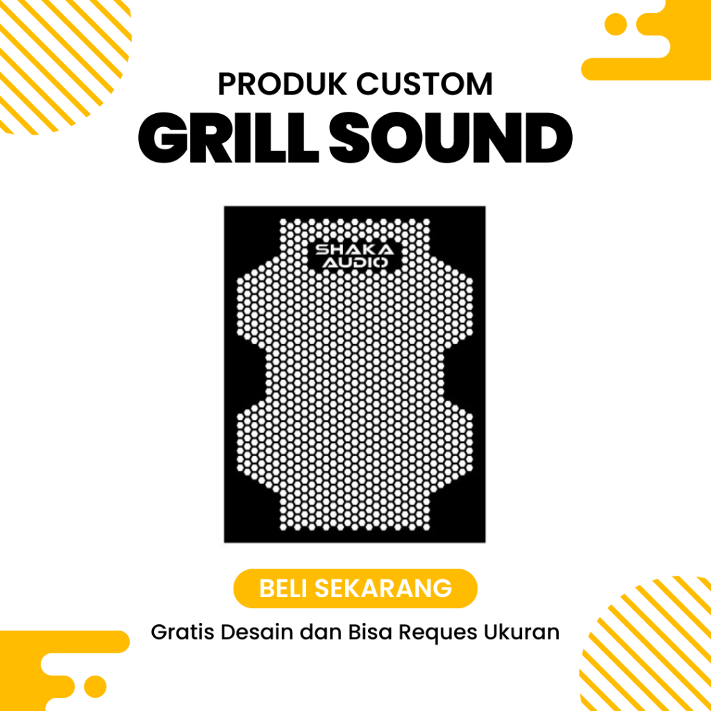Jual Grill Sound Rumahan Custom Desain | Shopee Indonesia