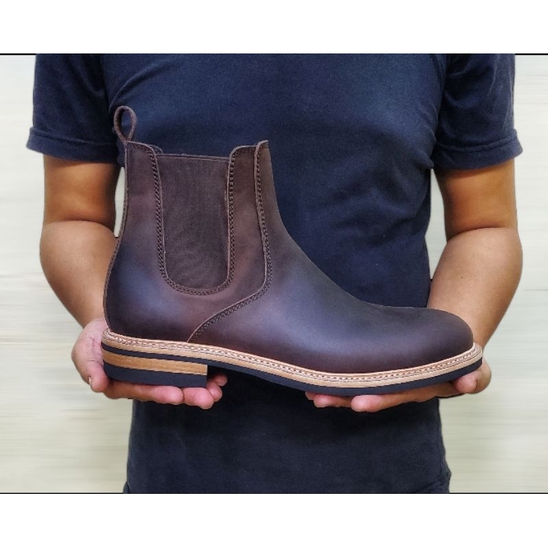 Jual Map Inc Chelsea Boots - Sepatu Chelsea Boot Kulit Sapi Asli ...