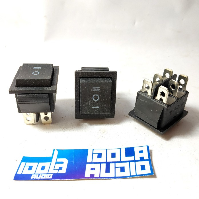 Jual Saklar Besar On - Off - On 6 PIN Tanpa Lampu | Switch On Off On 6 ...