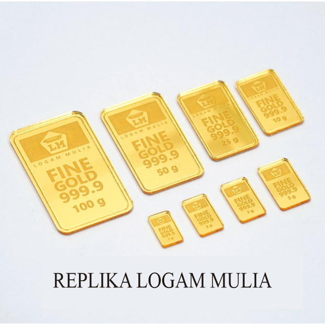 Jual Replika emas logam mulia untuk mahar / replika emas / logam mulia ...