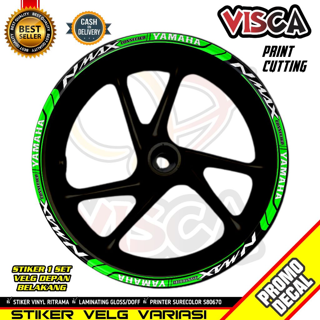 Jual Stiker Velg - Sticker Velk - Stiker Cutting Velg - Stiker Velk ...