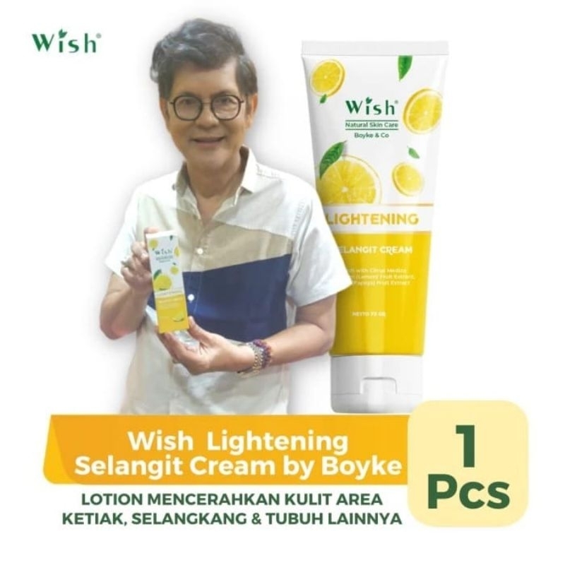 Jual Wish LIGHTENING SELANGIT CREAM - Atasi Selangkangan, Ketiak & Area Tubuh Lain yg Menghitam ...