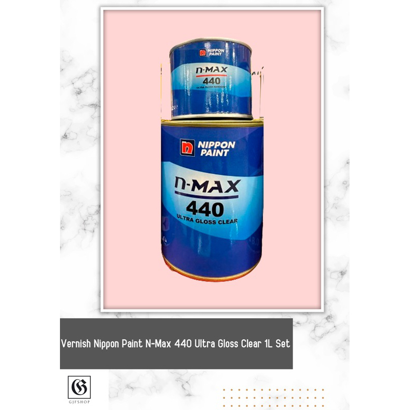 Jual Pernis Vernish Nippon Paint N-Max 440 Ultra Gloss Clear 1L set 4:1 ...