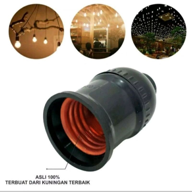 Jual Fitting Lampu Gantung Warna Hitam Murah Semua Lampu | Shopee Indonesia