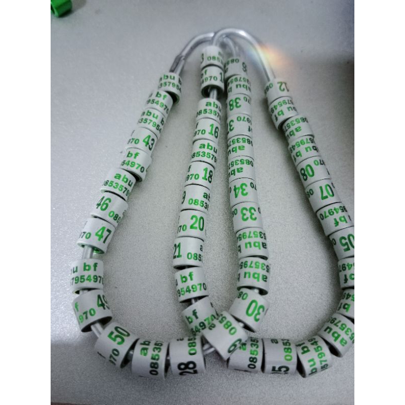 Jual Ring burung murai, kacer model winer full, Bisa reques nama, 1pcs ...