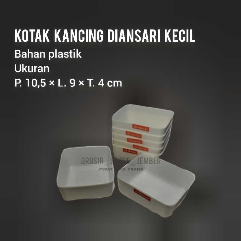 Jual kotak kancing diansari kecil ukuran 10,5 × 9 × 4 cm kotak baut mur ...