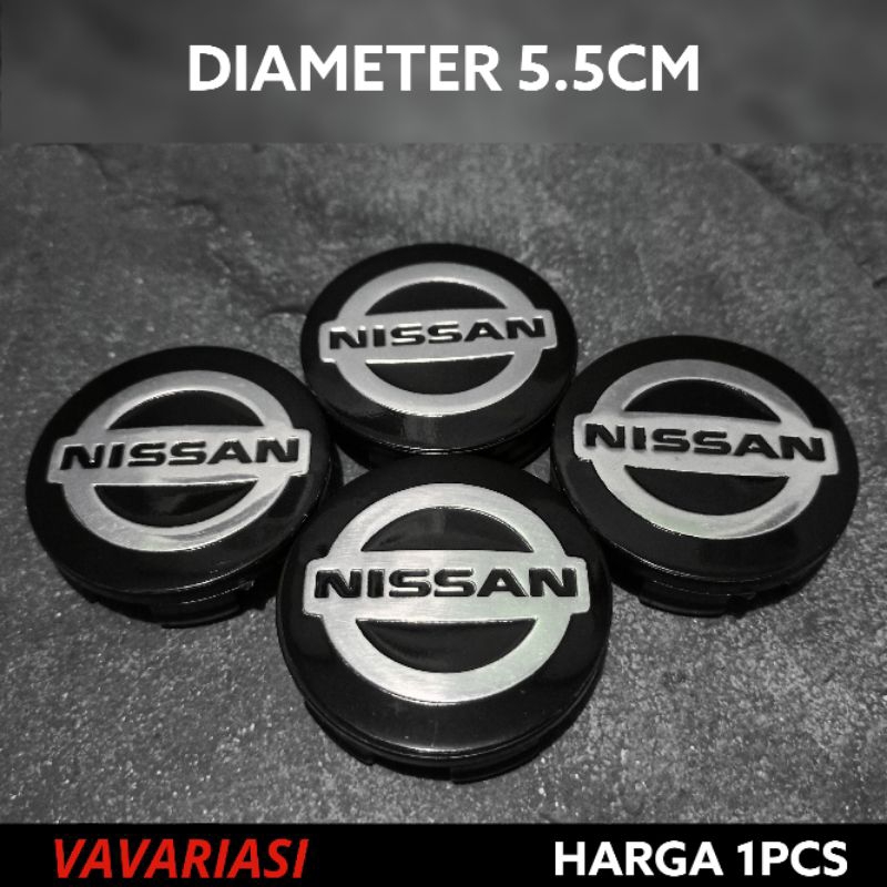 Jual Dop Tutup Velg Nissan Livina March Evalia Juke X-Trail Hitam ...
