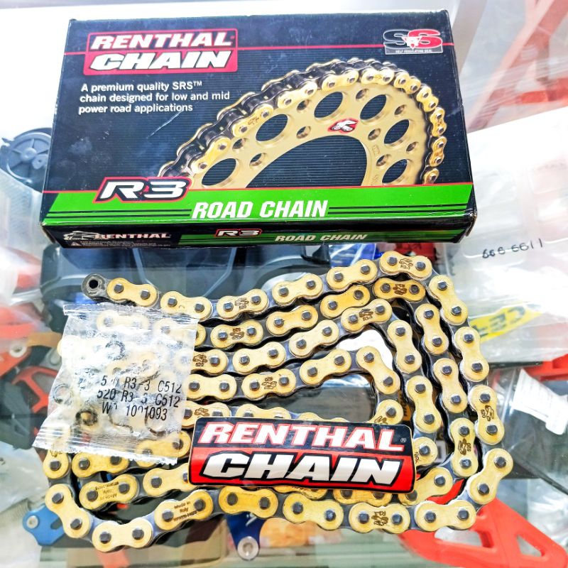 Jual Rantai Renthal R3 520 120L Dengan O Ring | Shopee Indonesia