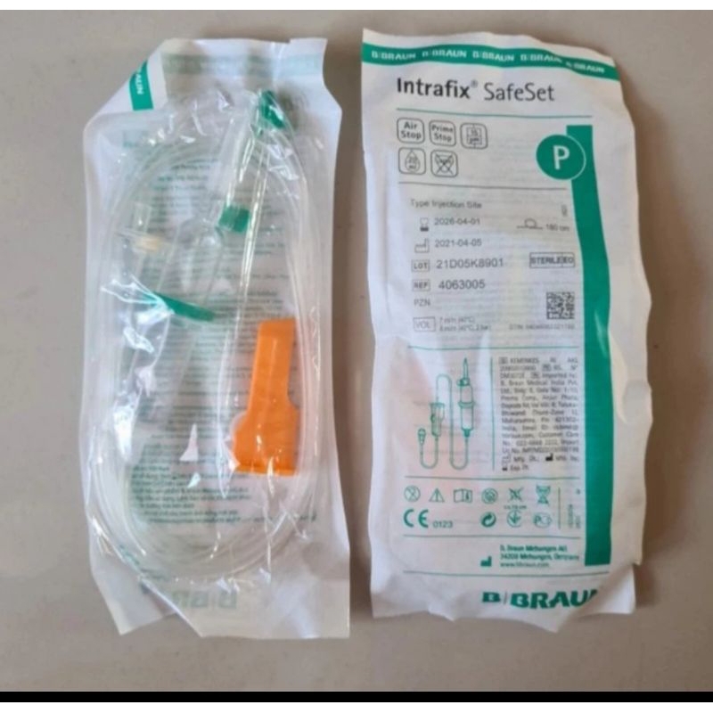 Jual Disposible Selang Infus Set Braun / Promo Termurah Intrafx Safeset ...