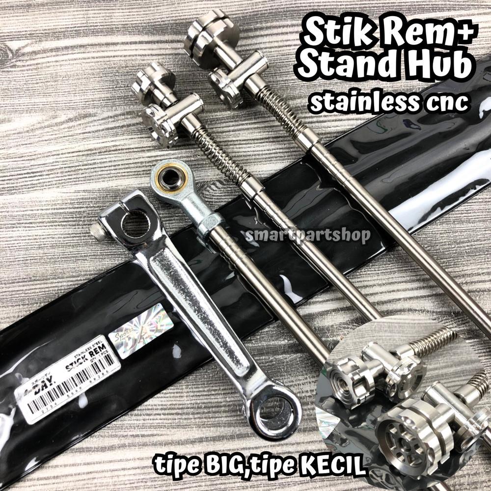 Jual Stik Rem Set Standhub Belakang Stainless paha rem PNP CB GL MP ...