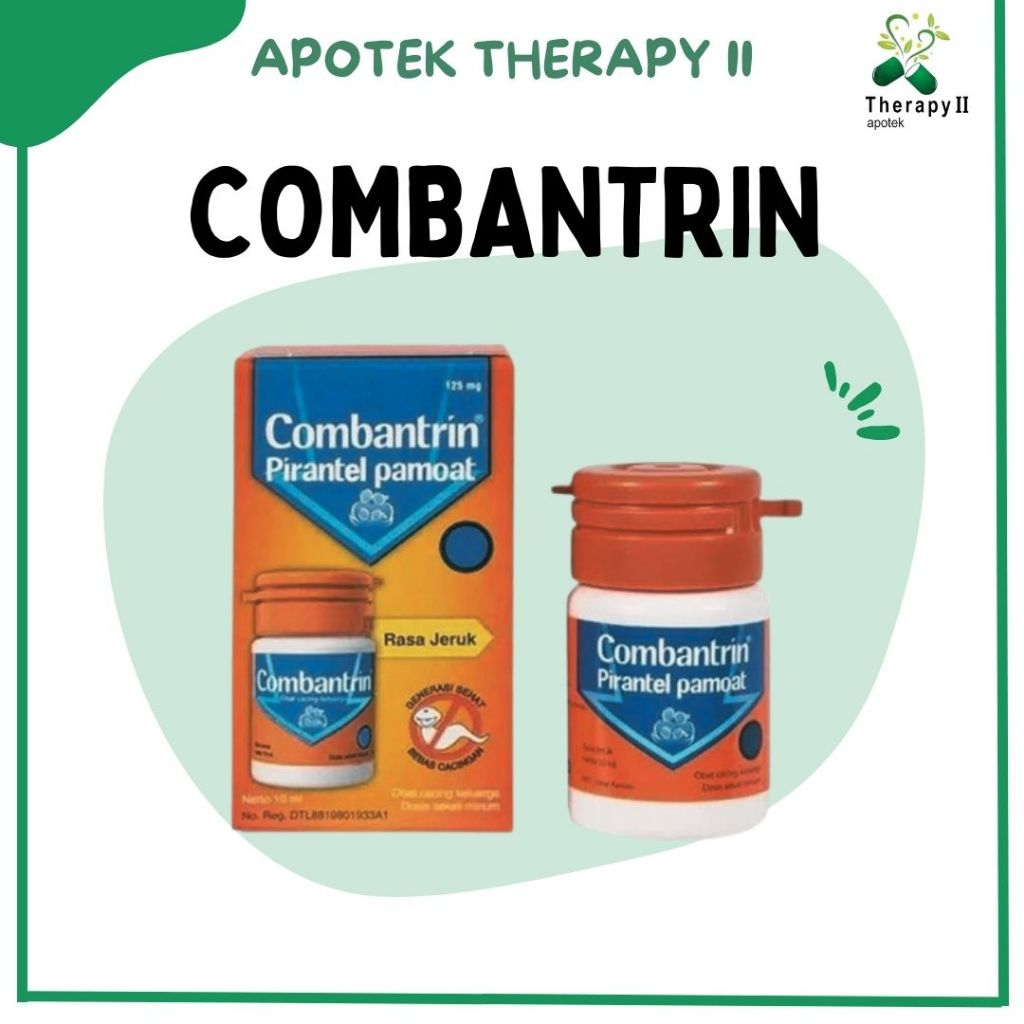 Jual COMBANTRIN SIRUP (OBAT CACING ANAK) 10 ML | Shopee Indonesia