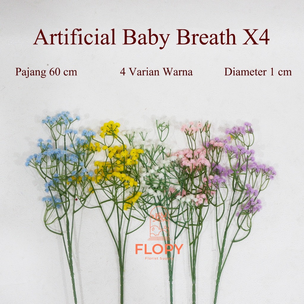 Jual [4 Tangkai]Artificial Baby Breath X4/Baby Breath 4 Tangkai/Bunga ...