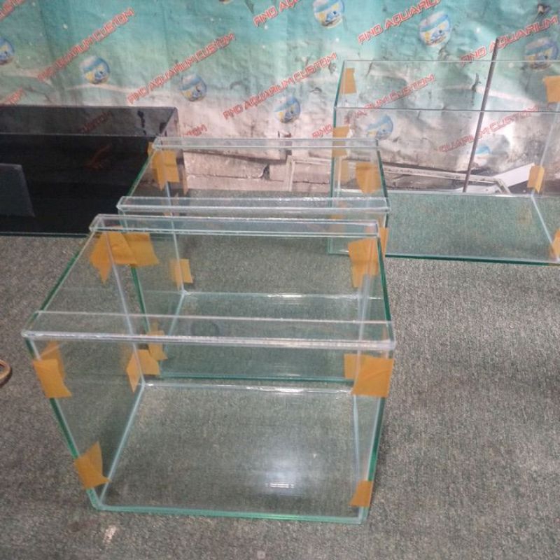 Jual aquarium kaca 30x20x25 full 5mm | Shopee Indonesia