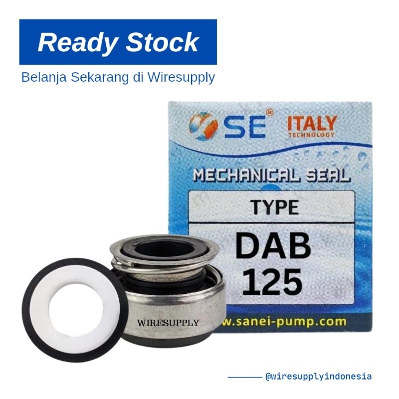 Jual SEAL POMPA AIR DAB 125 | MECHANICAL SEAL SHIMIZU DAB 125 / MS 125 - SPAREPART POMPA AIR ...