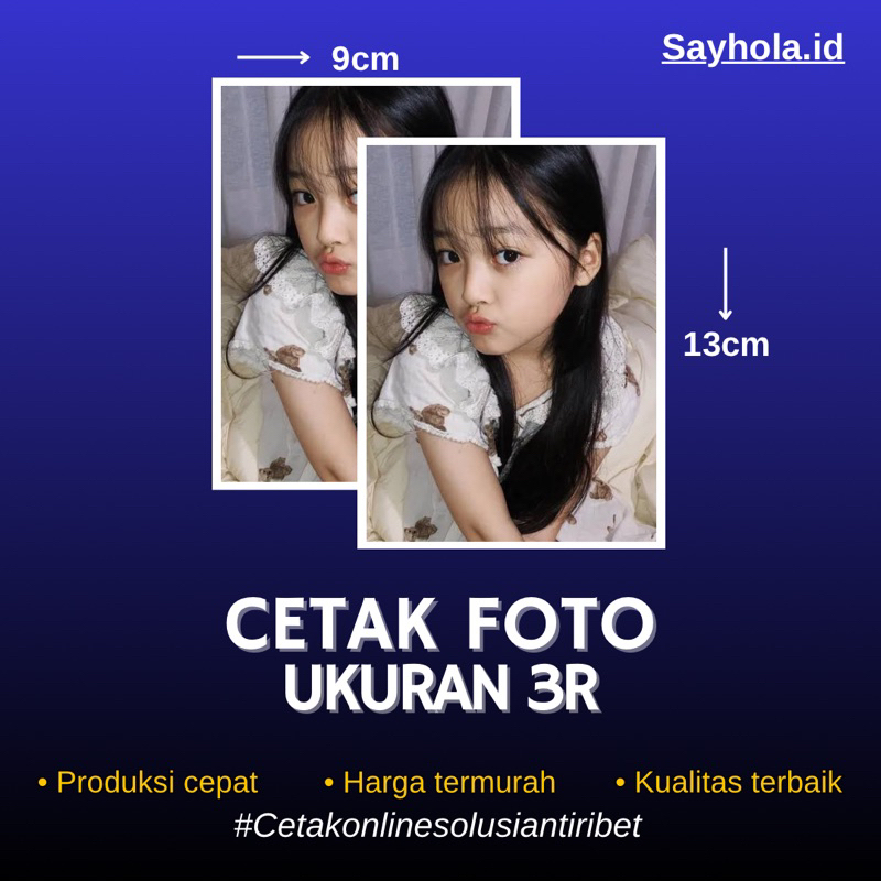 Jual Cetak foto ukuran 3R | proses cepat 1hari | Shopee Indonesia