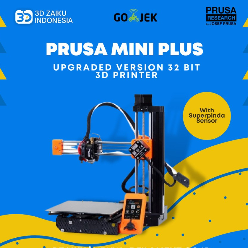Jual Original Prusa Mini PLUS Upgraded Version 32 Bit 3D Printer ...