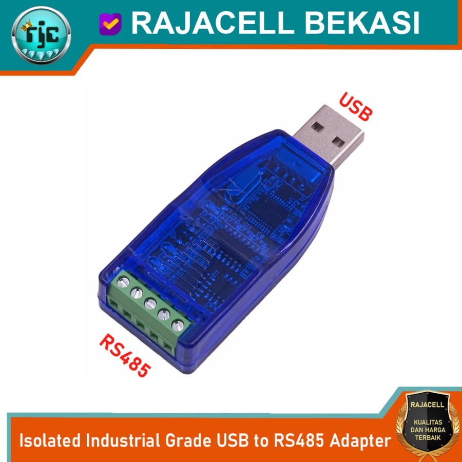 Jual USB to RS485 Adapter + Isolated Industrial Grade with TVS ...
