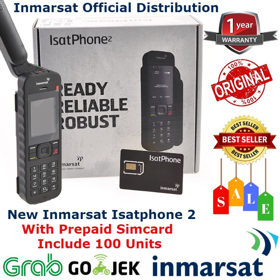 Jual Telepon Satelit Inmarsat Isatphone 2 (Dua) Free New Simcard ...