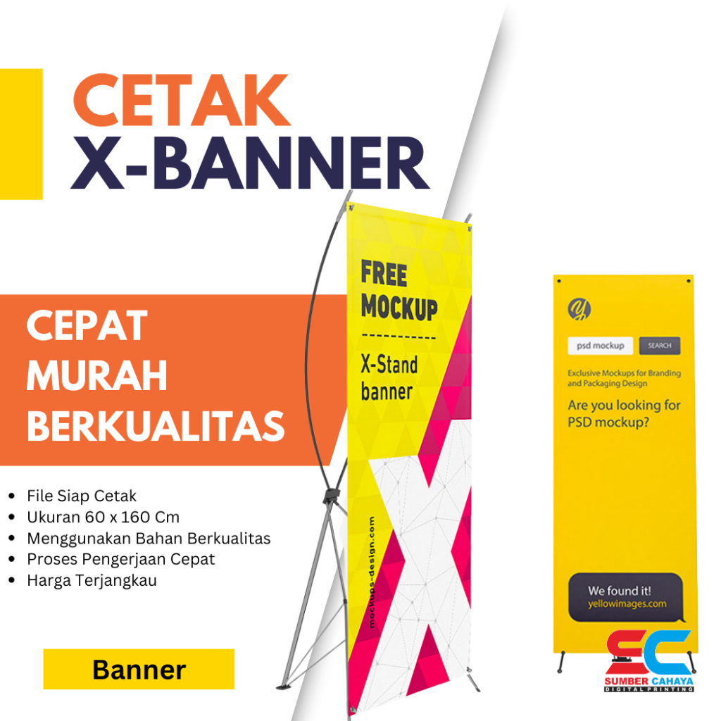 Jual CETAK X BANNER DISPLAY CEPAT 1 HARI JADI / PRINT BANER | Shopee ...