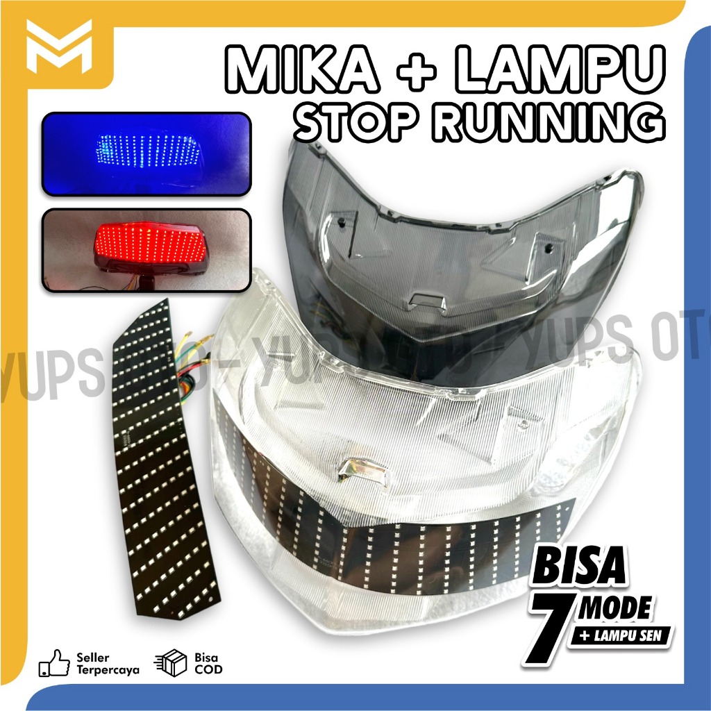 Jual MIKA STOP NMAX OLD MIKA LAMPU REM BELAKANG + LAMPU STOP RUNNING NMAX LAMA TAHUN 2014 - 2019 ...