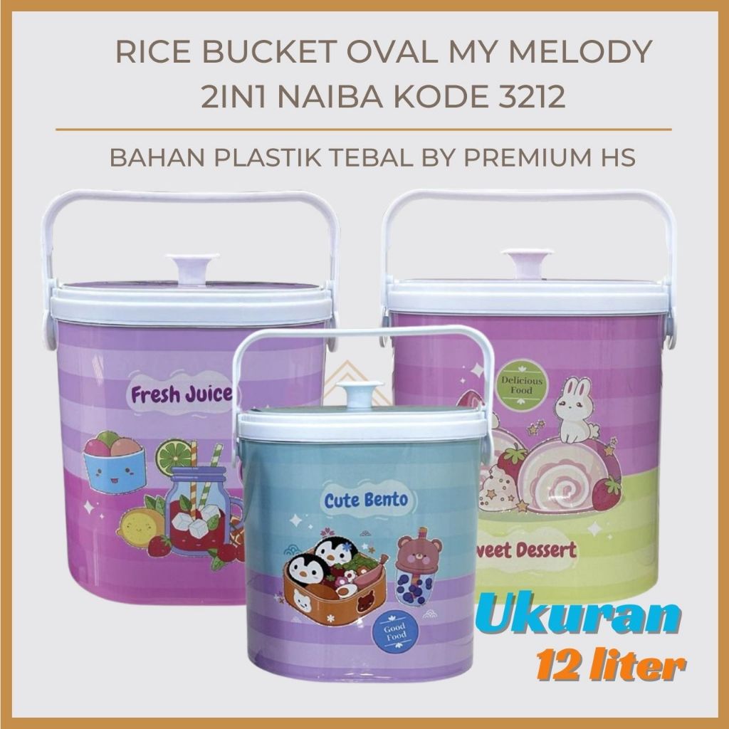 Jual RANTANG MAKANAN TRAVELING UNIK I RICE BUCKET UKURAN 35LITER I ...