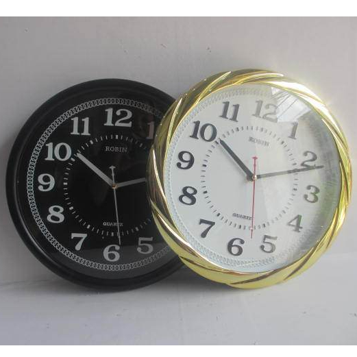 Jual Jam Dinding Bulat Diameter 32 Cm Robin | Shopee Indonesia