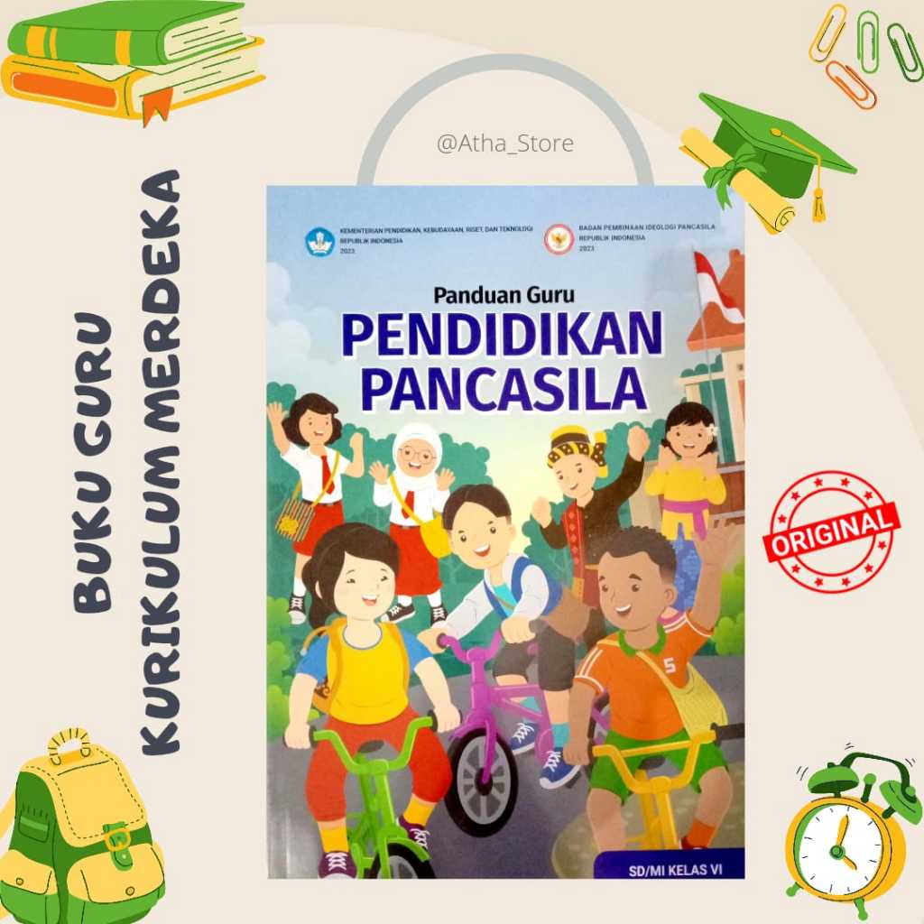 Jual BUKU GURU PENDIDIKAN PANCASILA (BPIP) KELAS 6 KURIKULUM PENGGERAK-MERDEKA SD/MI ...