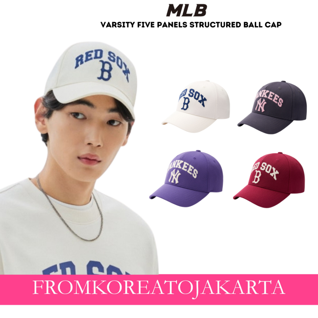 Jual MLB VARSITY FIVE PANELS STRUCTURED BALL CAP 3ACPV033N | Shopee ...