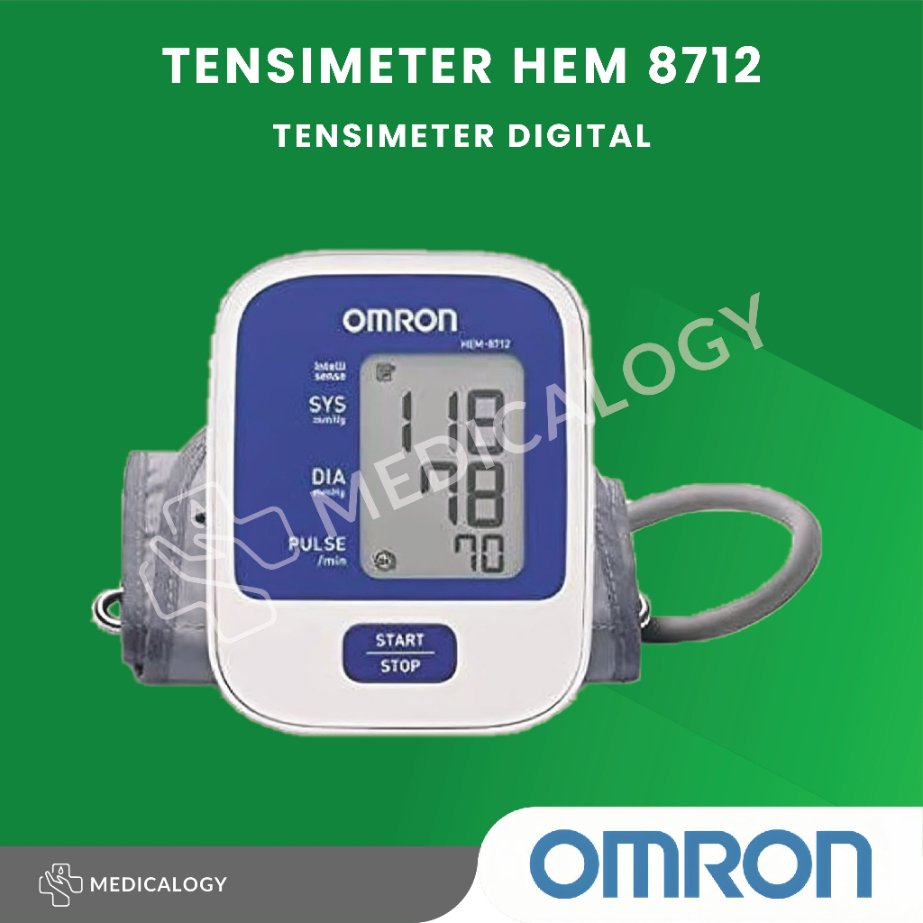 Jual TENSIMETER DIGITAL OMRON HEM 8712 HEM-8712 | ALAT UKUR TENSI TEKANAN DARAH | Shopee Indonesia