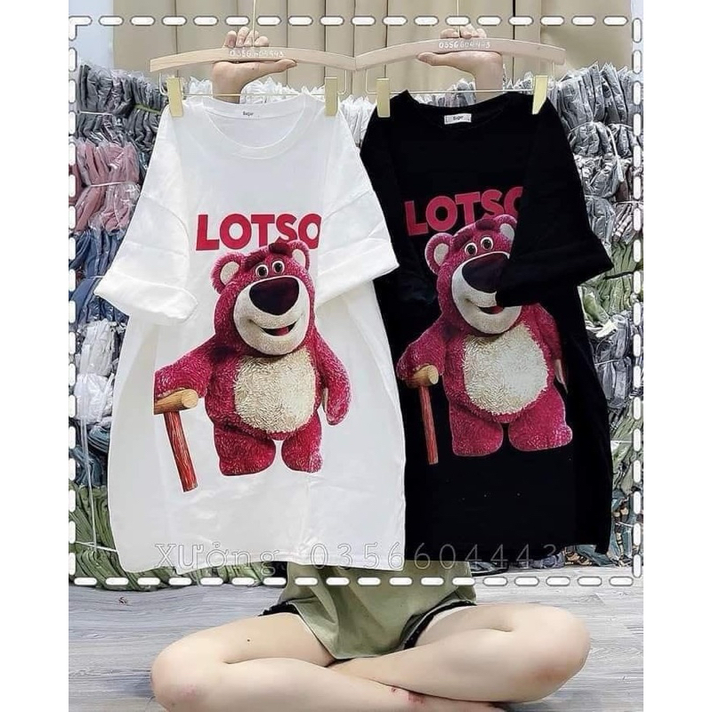 Jual KAOS BIG LOTSO T SHRIT OVERSIZE COUPLE | Shopee Indonesia