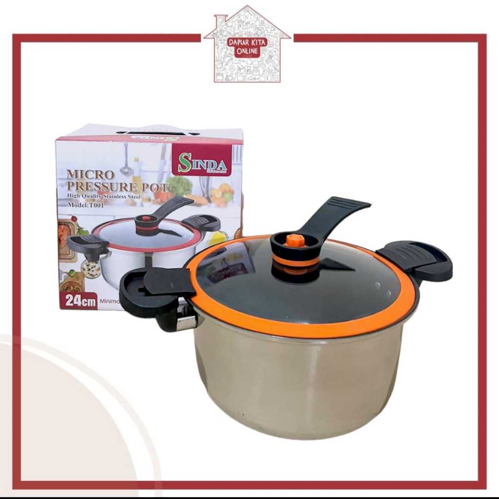 Jual Panci Presto Viral 3.5 liter 5122 / Pressure Cooker Pot 22 cm ...