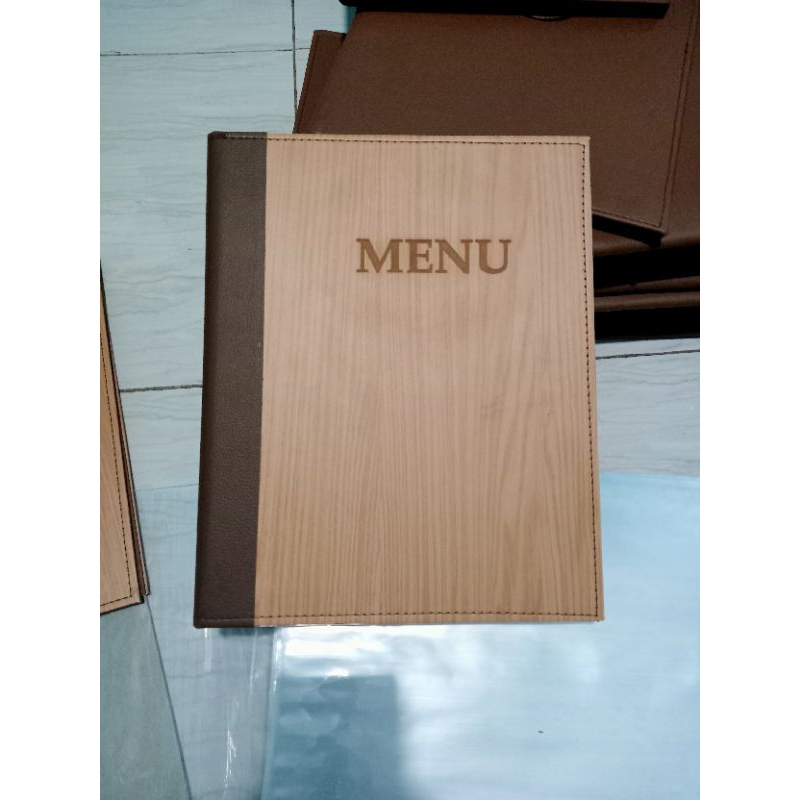 Jual BUKU MENU READY BAHAN HPL TULISAN MENU | Shopee Indonesia