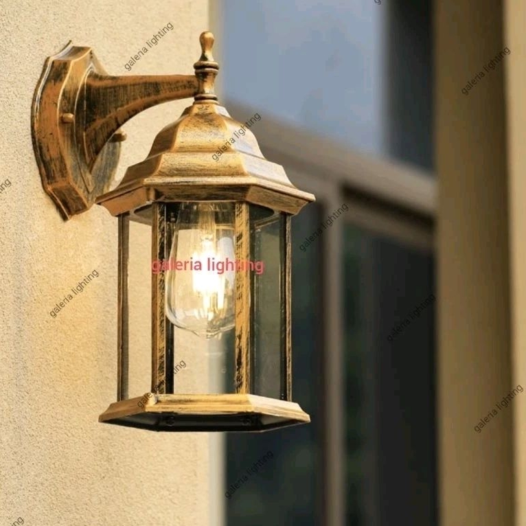 Jual Lampu dinding klasik outdoor waterproof teras/cafe/balkon tipe ...