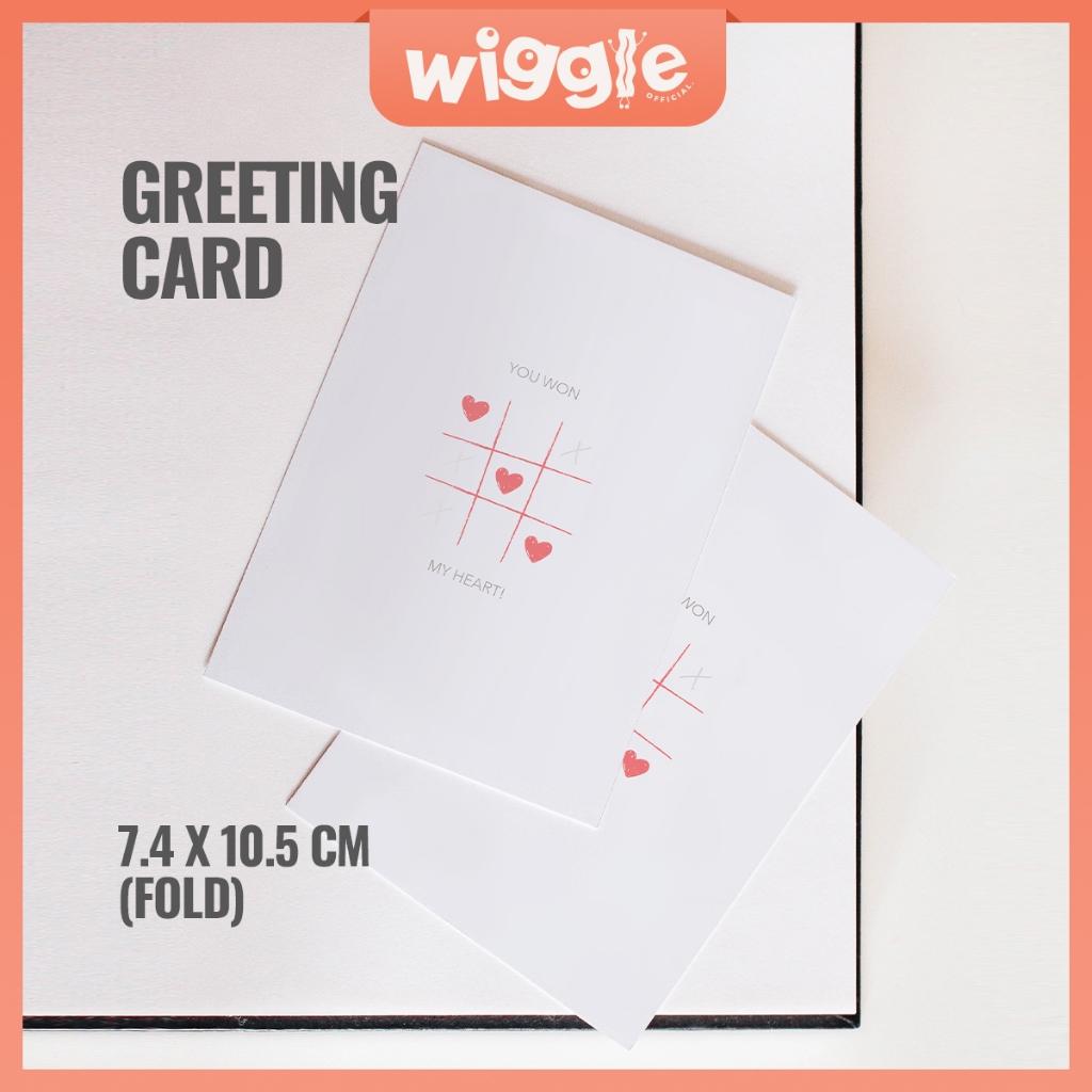 Jual Wiggle Greeting Card Kartu Ucapan Blank Card Gift Card Ulang Tahun ...