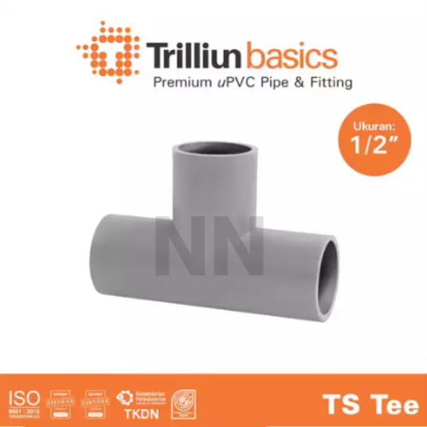 Jual TEE PIPA 1/2'' INCH CABANG PIPA PVC TRILLIUN TS | Shopee Indonesia