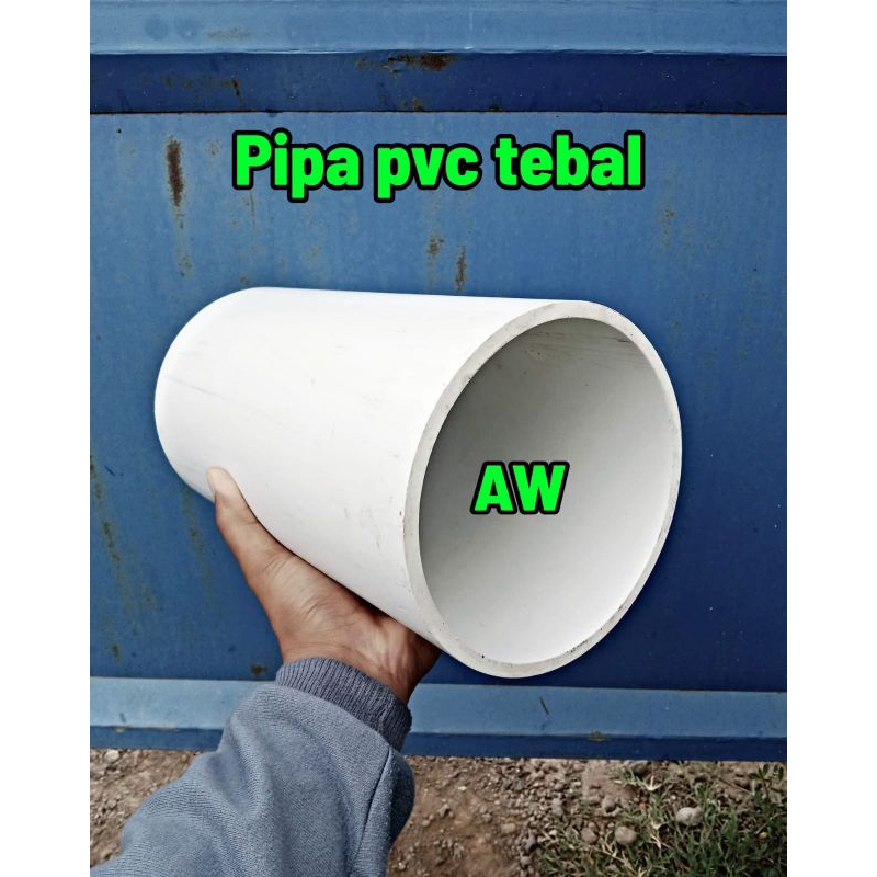 Jual Pipa paralon pvc 6 inchi 1 meter/100 cm AW tebal | Shopee Indonesia