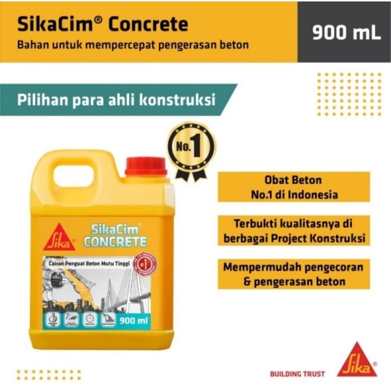 Jual SikaCim Concrete Cairan Pengeras Beton SikaCim Obat Beton Mutu ...