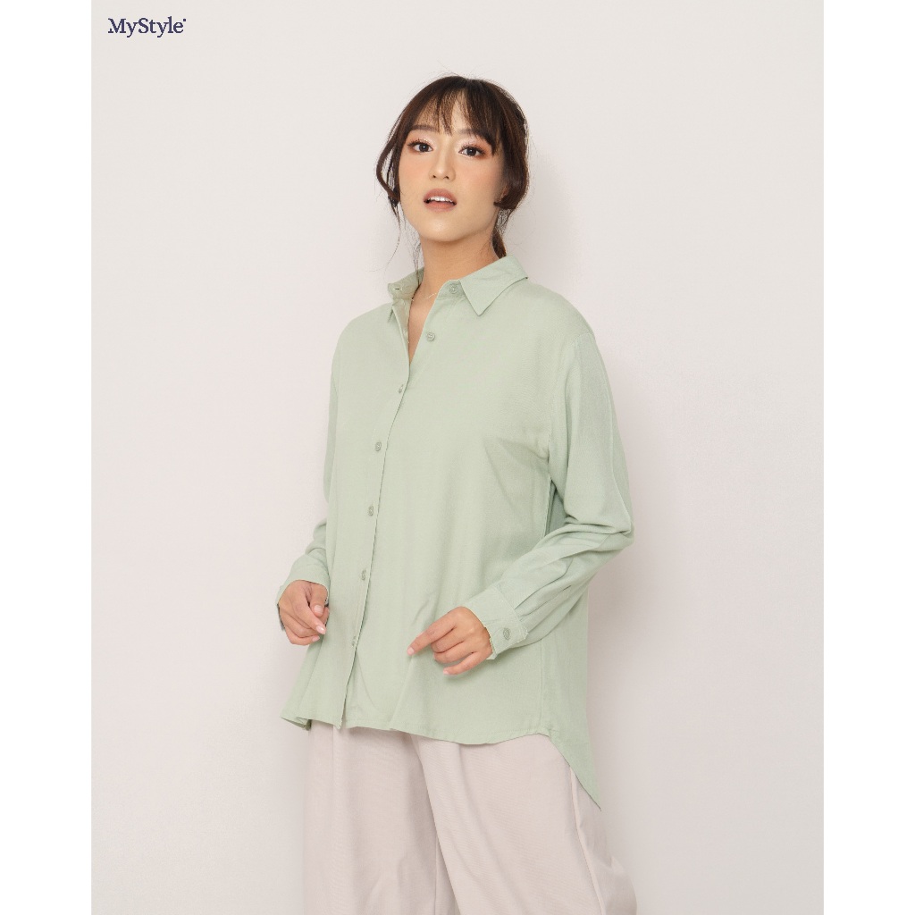 Jual MyStyle Diori Shirt | Kemeja Atasan Bahan Katun Rayon | Lover ...